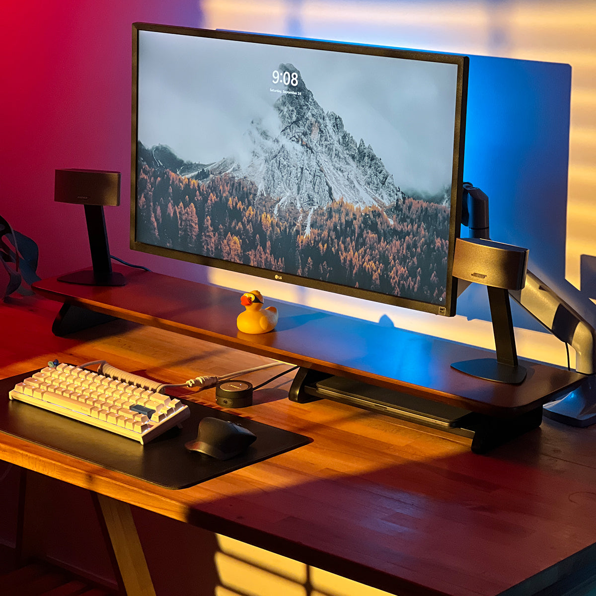 Premium Monitor Stand - Desk Shelf